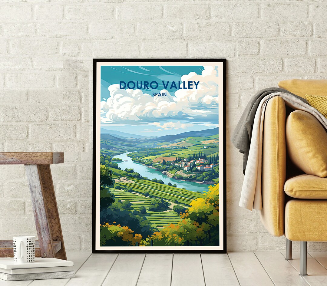 Douro Valley Poster Douro Valley Travel Poster Douro Valley - Etsy