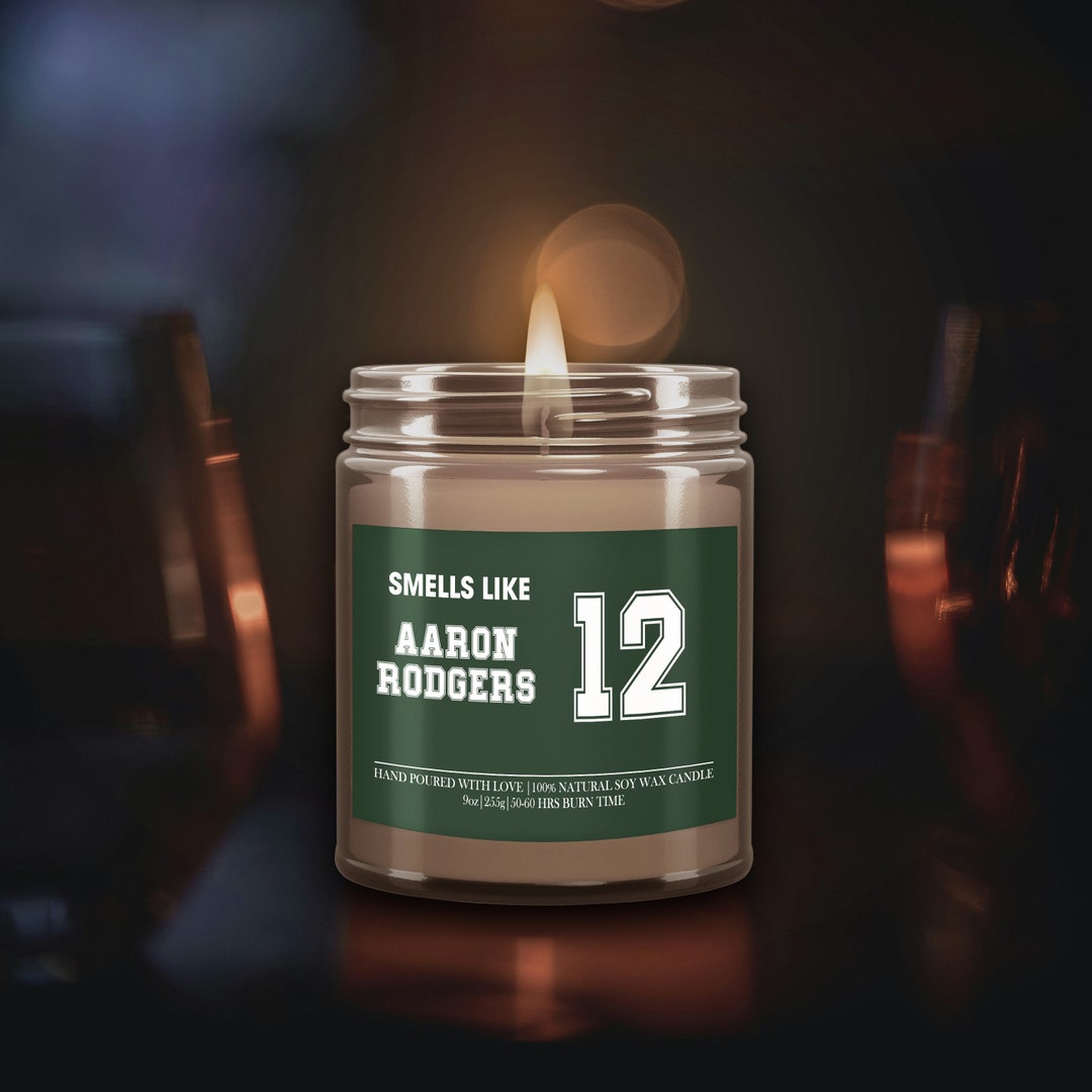 Smells Like a Aaron Rodgers Win Candle, Aaron Charles Rodgers Candle ...