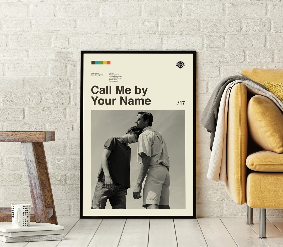 Call Me by Your Name Poster, Call Me by Your Name Print, Luca Guadagnino, Vintage Poster ...