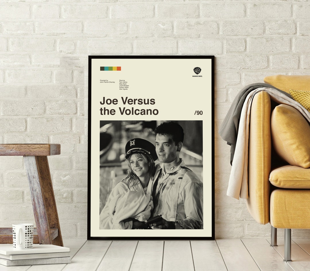 Joe Versus the Volcano Movie Poster, John Patrick Shanley, Vintage ...