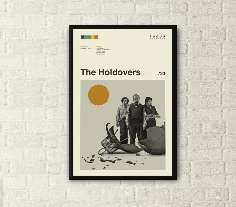 The Holdovers Poster, the Holdovers Print, Alexander Payne, Retro ...