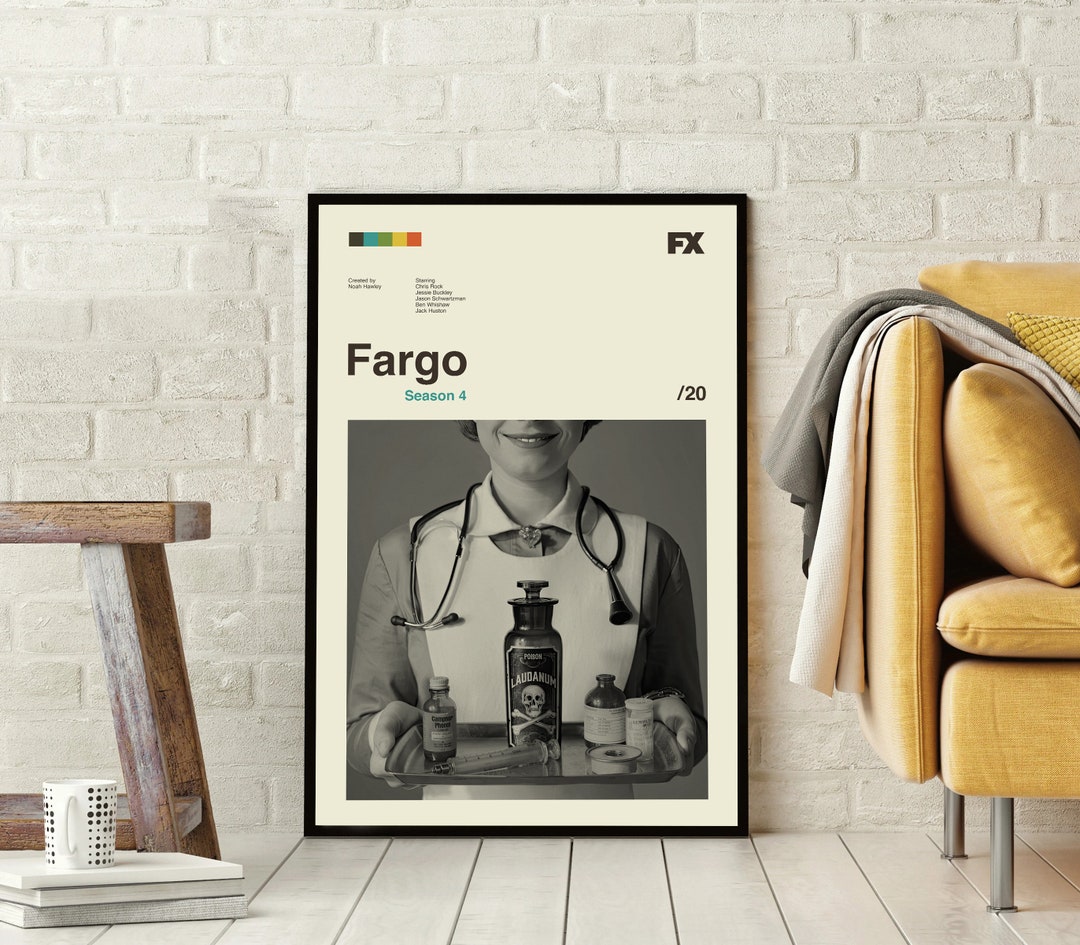 Fargo Tv Series Poster, Fargo 2020 Poster, Tv Series Poster, Vintage Poster, Modern Art ...