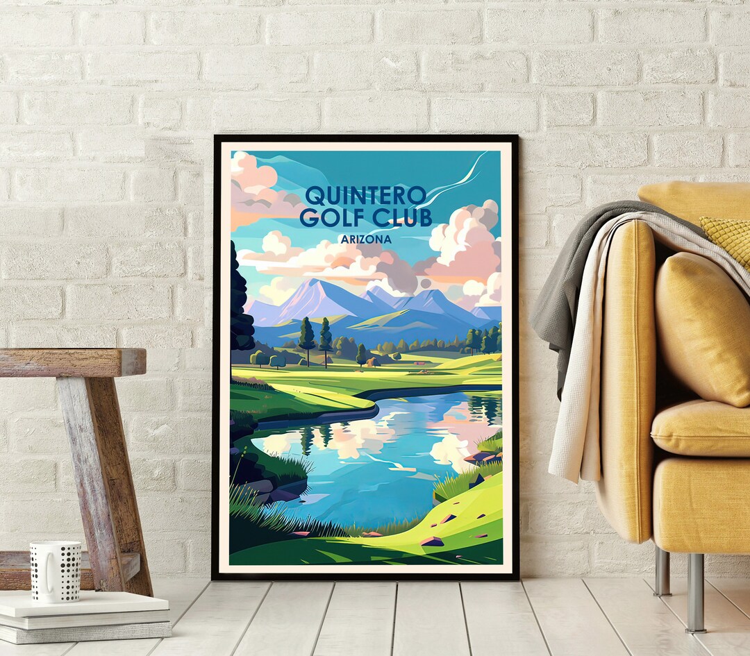 Quintero Golf Club Poster Arizona Poster Quintero Golf Club - Etsy