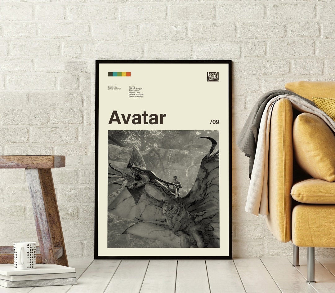 Avatar Poster, Avatar Movie Poster, James Cameron, Movie Poster, Modern ...