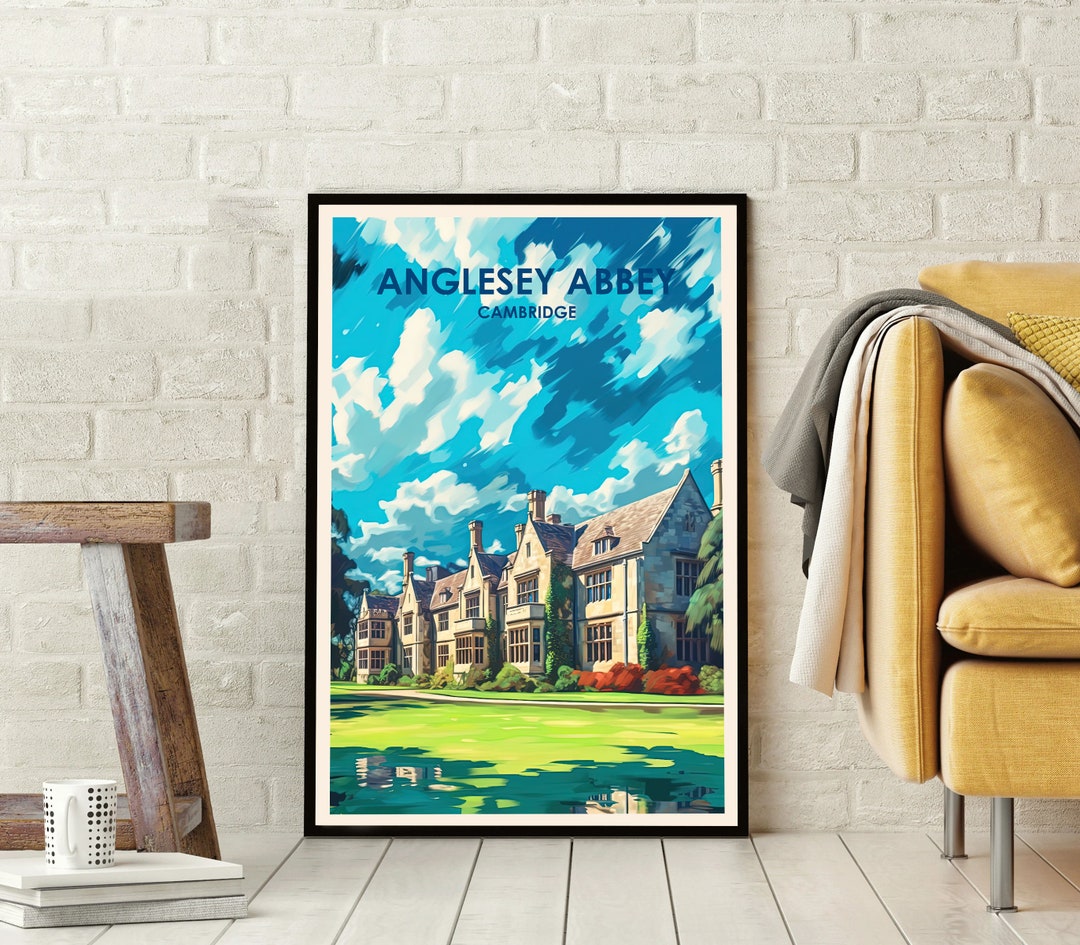 Anglesey Abbey Poster England Poster Anglesey Abbey Print - Etsy