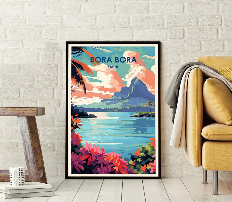 Bora Bora Poster Tahiti Poster Bora Bora Poster Bora Bora - Etsy