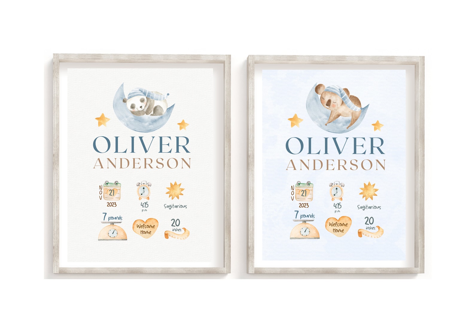 Newborn Birth Announcement Sign Newborn Information Sign - Etsy