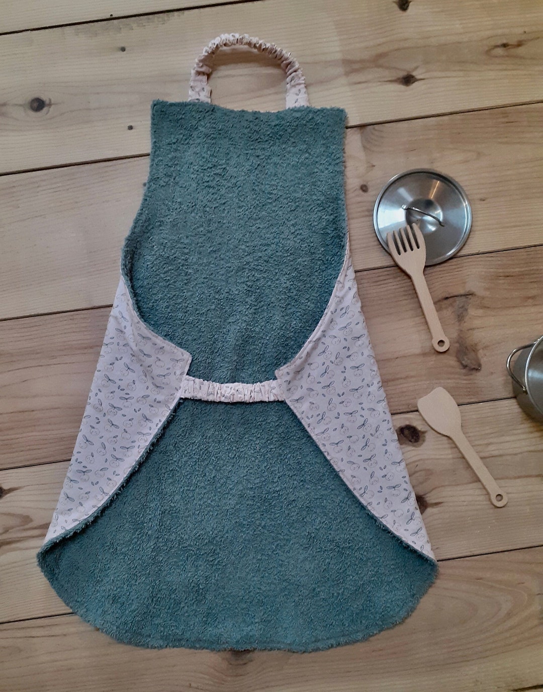 Children's Apple Apron, Pink, Personalized With First Name, to Put on ...