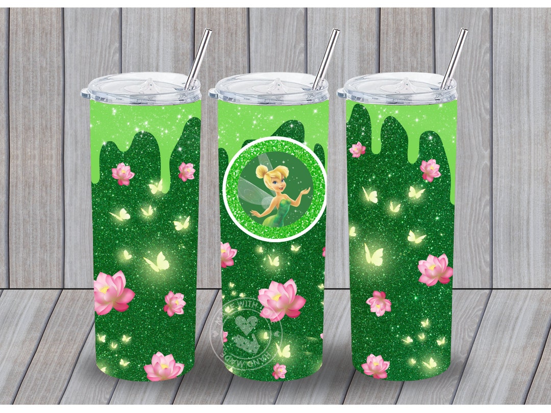 Tinkerbell 20oz Straight Tumbler Wrap, PNG, Sublimation, Digital ...