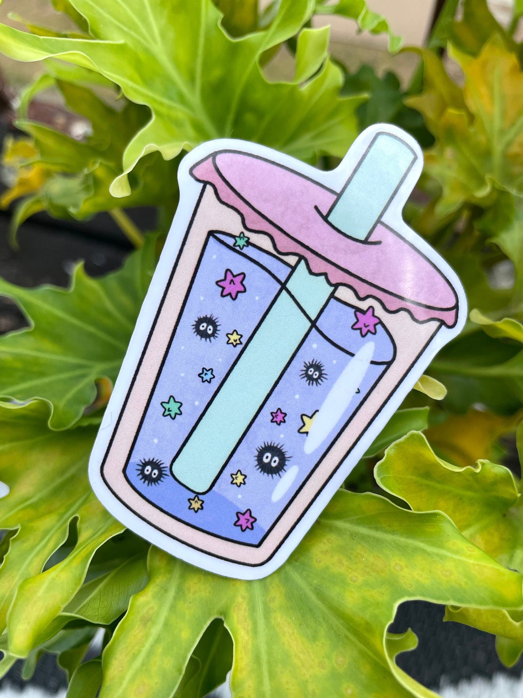 Soot Sprite Boba Vinyl Sticker Ll Stationary, Digital Art, Anime ...