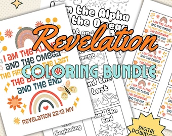 Revelation 22:13 Sunday School Lesson Scripture Cards for Kids ...