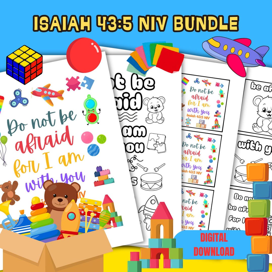 Coloring Page Scripture Cards for Kids Sunday School Lesson Printable ...