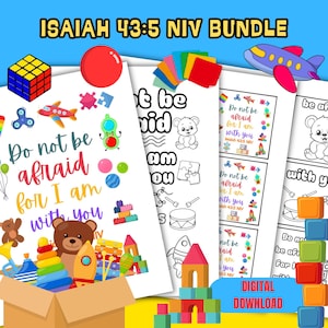 Coloring Page Scripture Cards for Kids Sunday School Lesson Printable ...