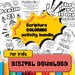 Scripture Coloring Card Bundle Digital Download Coloring Pages and ...