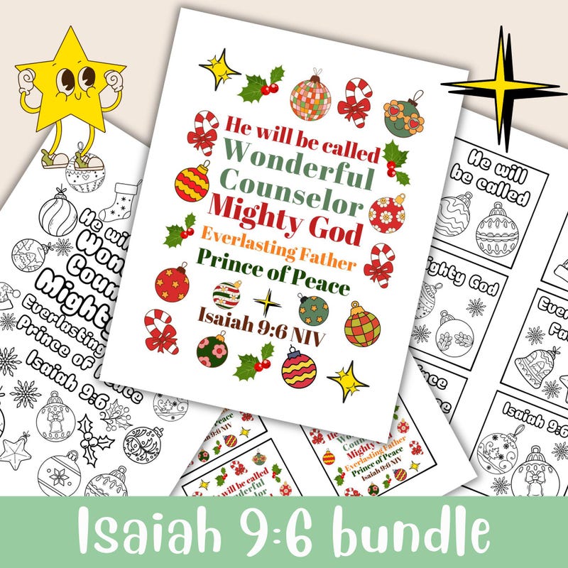Isaiah 9 6 - Etsy