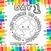 Creation Days Coloring Pages,7 Days of Creation Coloring Pages for Kids ...