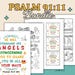 Psalm 91:11 Sunday School Lesson Scripture Cards for Kids Christian ...