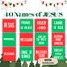 Gift Tags Christmas Printable Names of Jesus Christ Christmas Printable ...