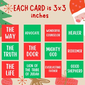 Gift Tags Christmas Printable Names of Jesus Christ Christmas Printable ...
