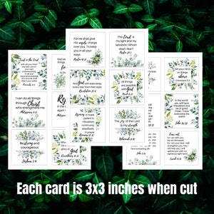 Encouraging Scripture Cards for Women Christian Bible Verse Prints ...