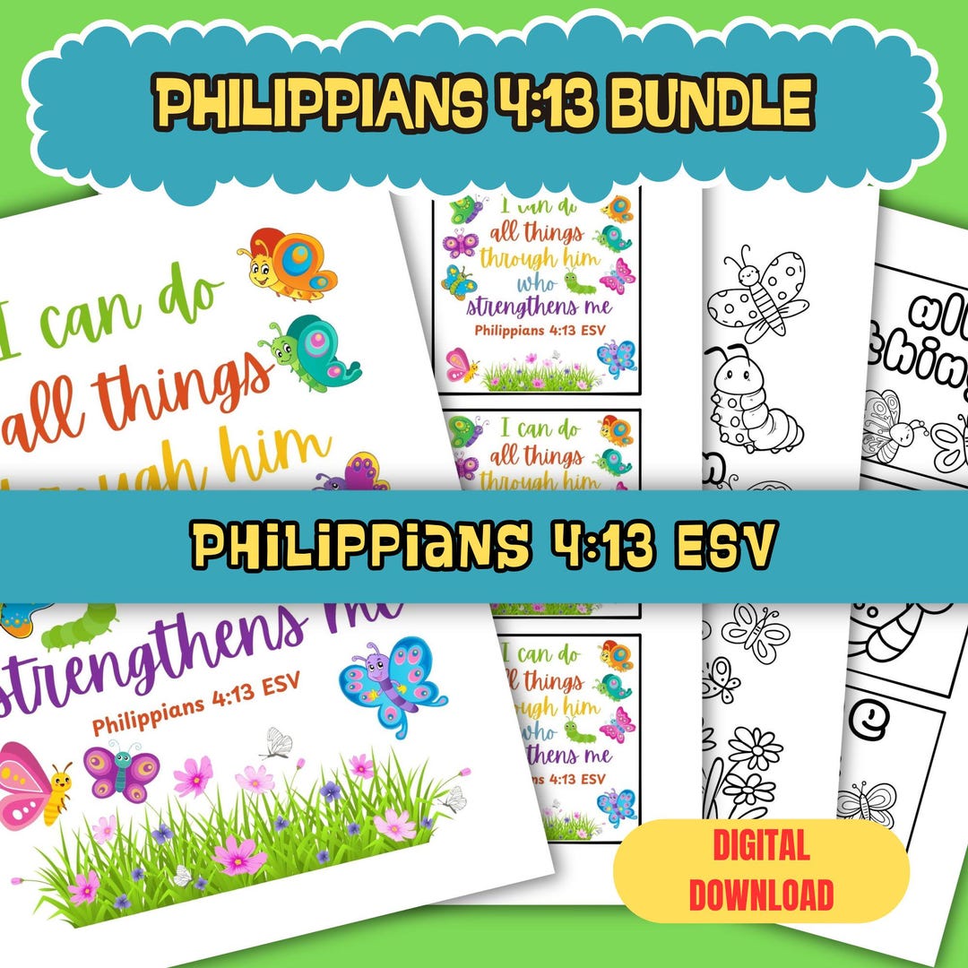 Coloring Page Scripture Cards for Kids Sunday School Lesson Printable ...