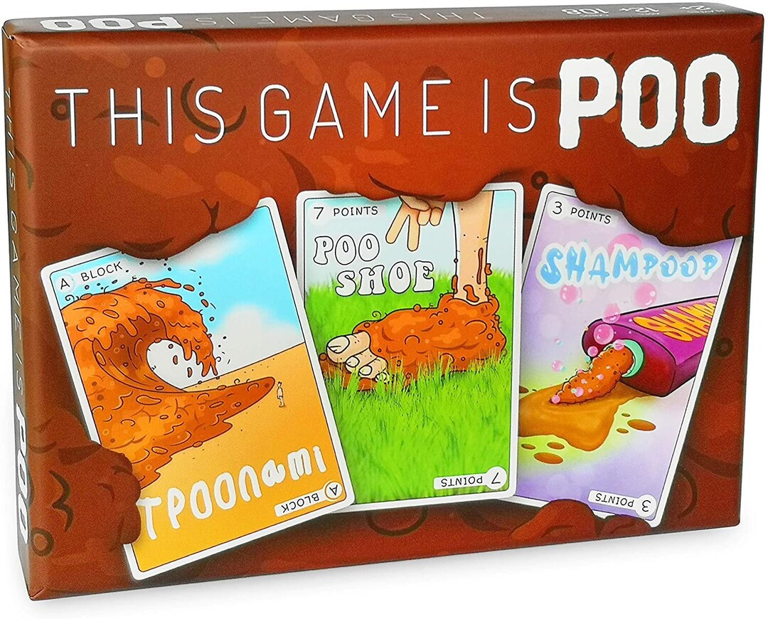 Party Card Game Poo Pocalypse - Hilarious Card Game For Immature People ...
