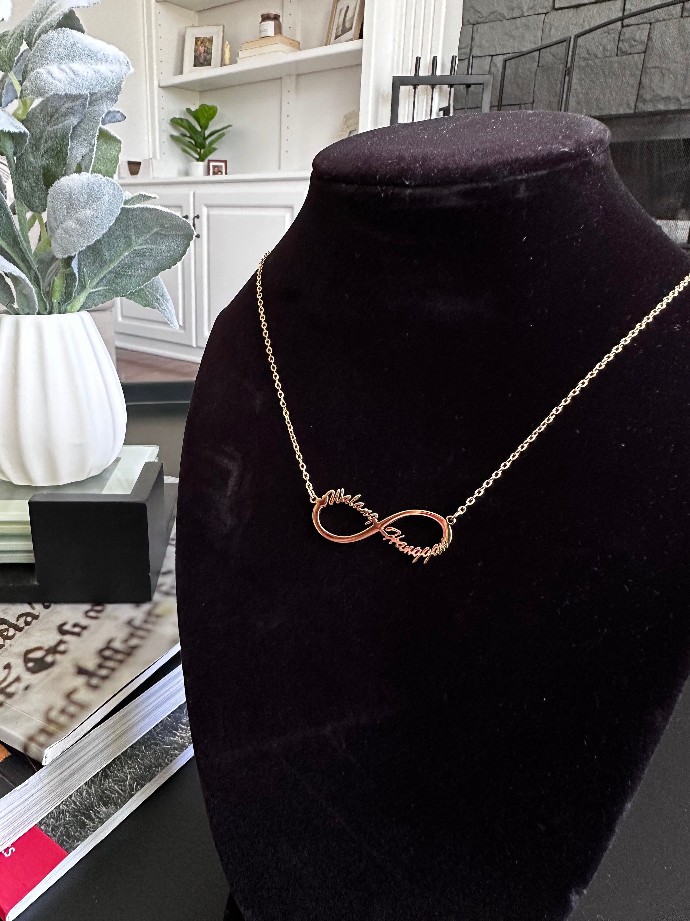 Filipino Infinity Necklace 18k Gold Plated - Etsy