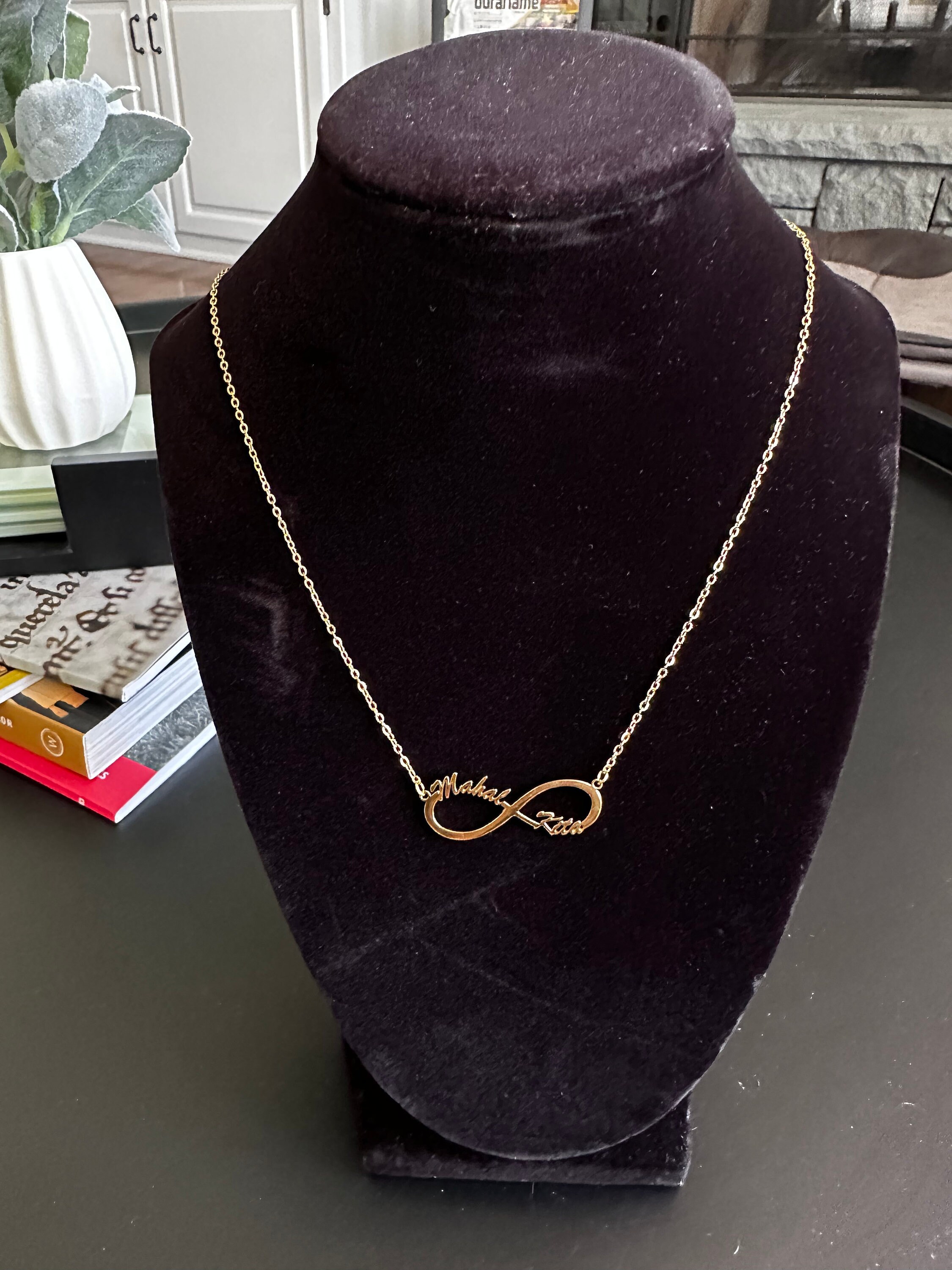 Filipino Infinity Necklace 18k Gold Plated - Etsy