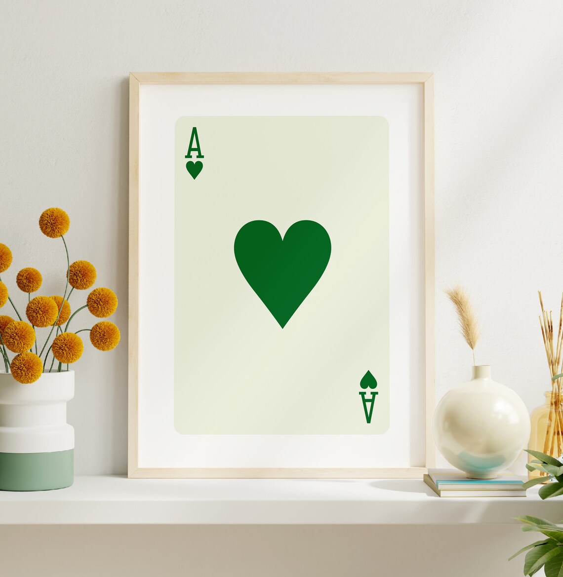 Set of 3 Trendy Retro Ace Card Wall Art, Trendy Dice Art 2023, Lucky ...