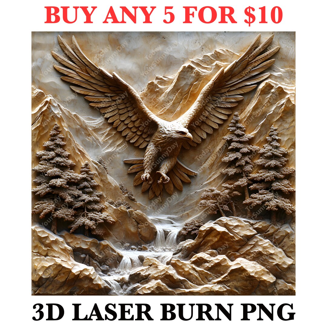 Laser Burn Engrave, PNG Digital File, 3D Illusion Image Photo Pictur ...