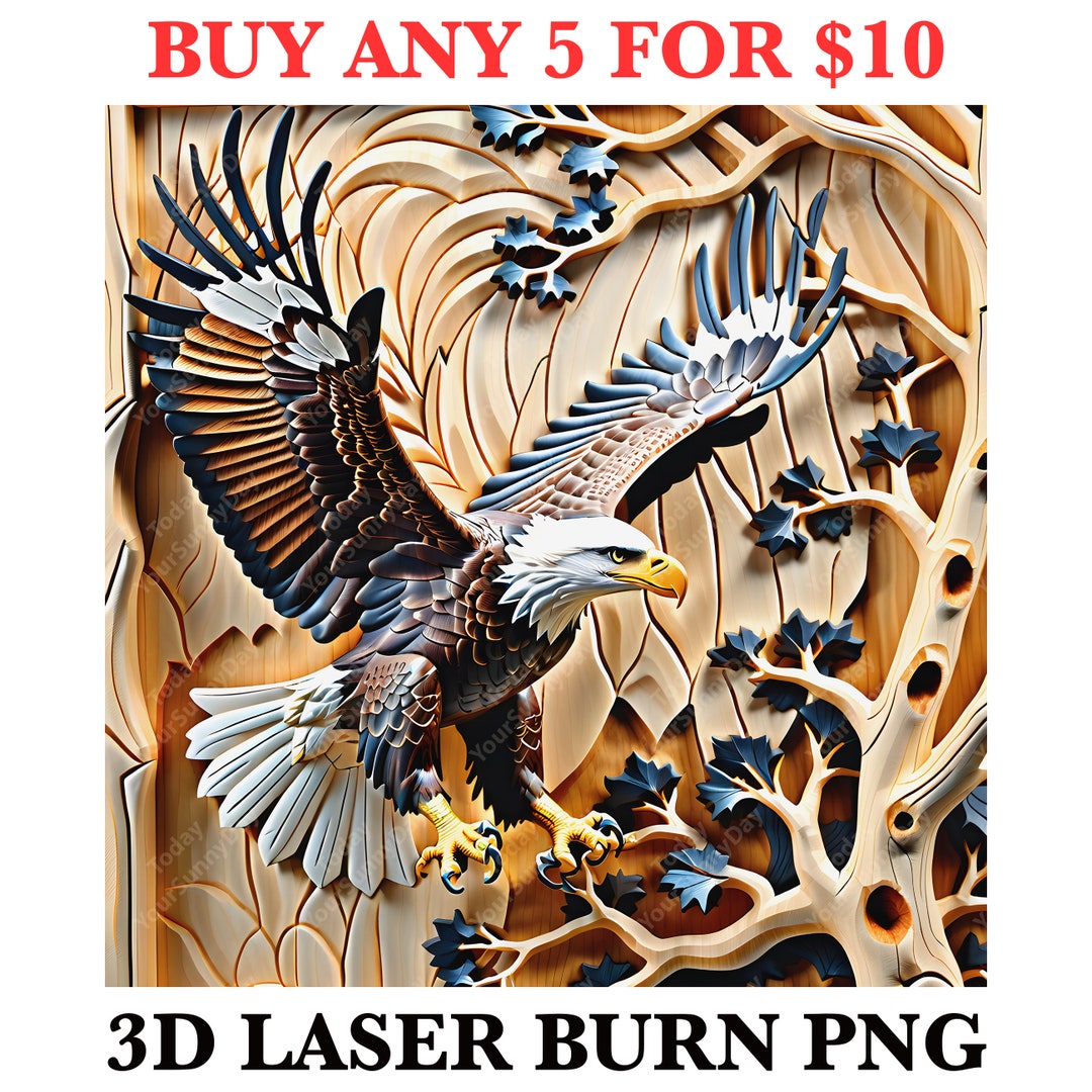 Laser Engrave Burn PNG Files 3D Illusion Image Ready Design - Etsy
