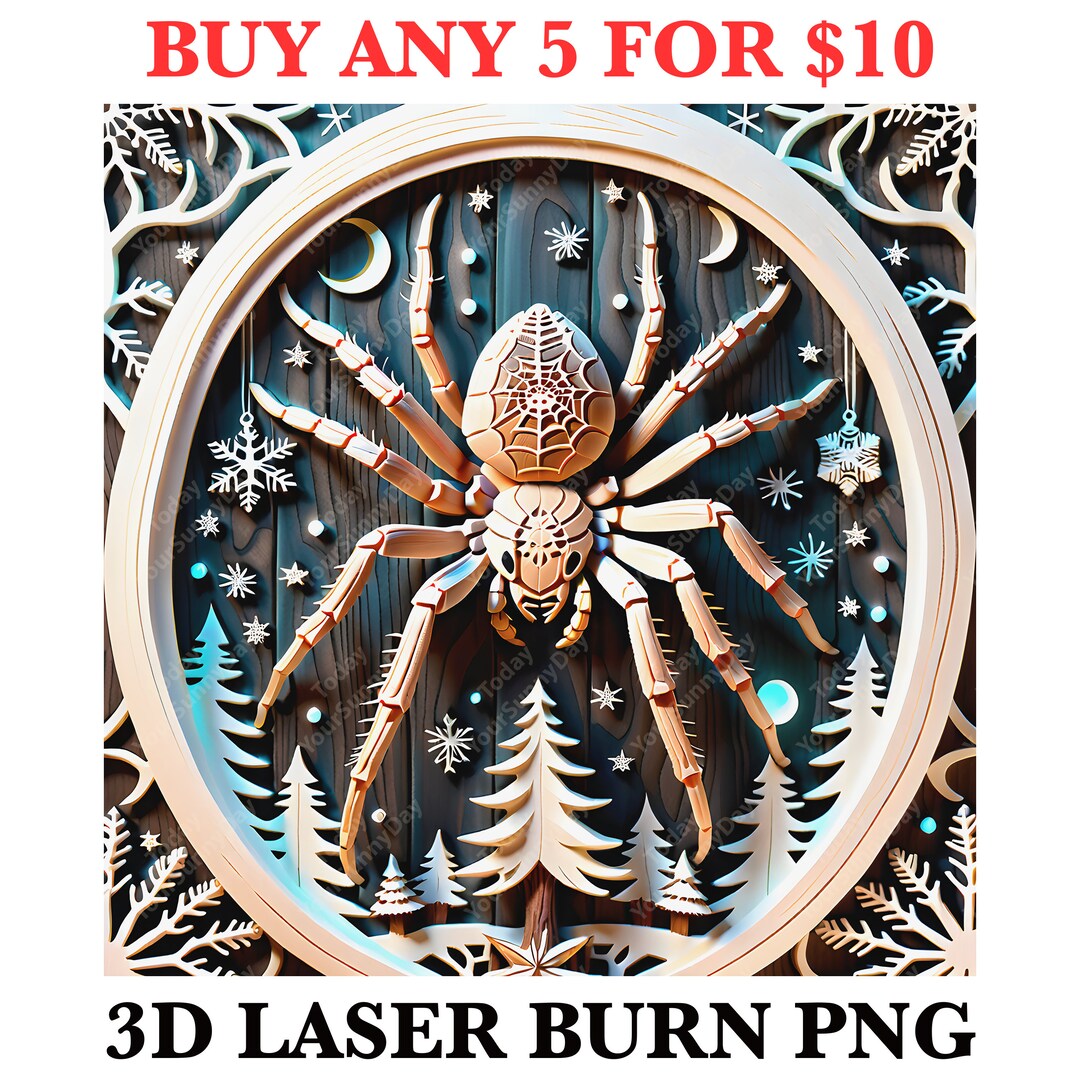 Laser Burn Engrave PNG File, 3D Illusion Image Photo, Cut Carve ...
