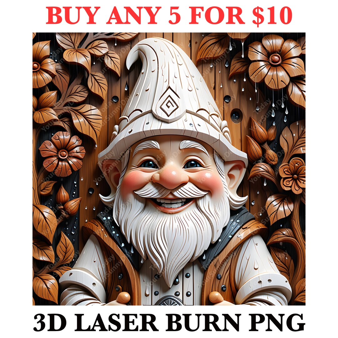 Laser Engrave Burn PNG Files 3D Illusion Image Ready Design - Etsy