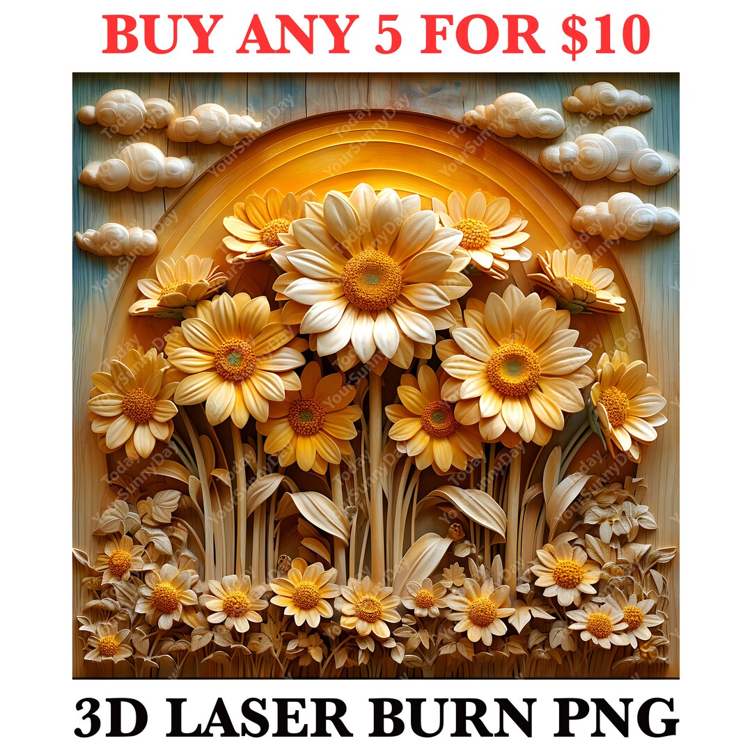 Laser Burn Engrave, PNG Digital File, 3D Illusion Image Photo Pictu ...