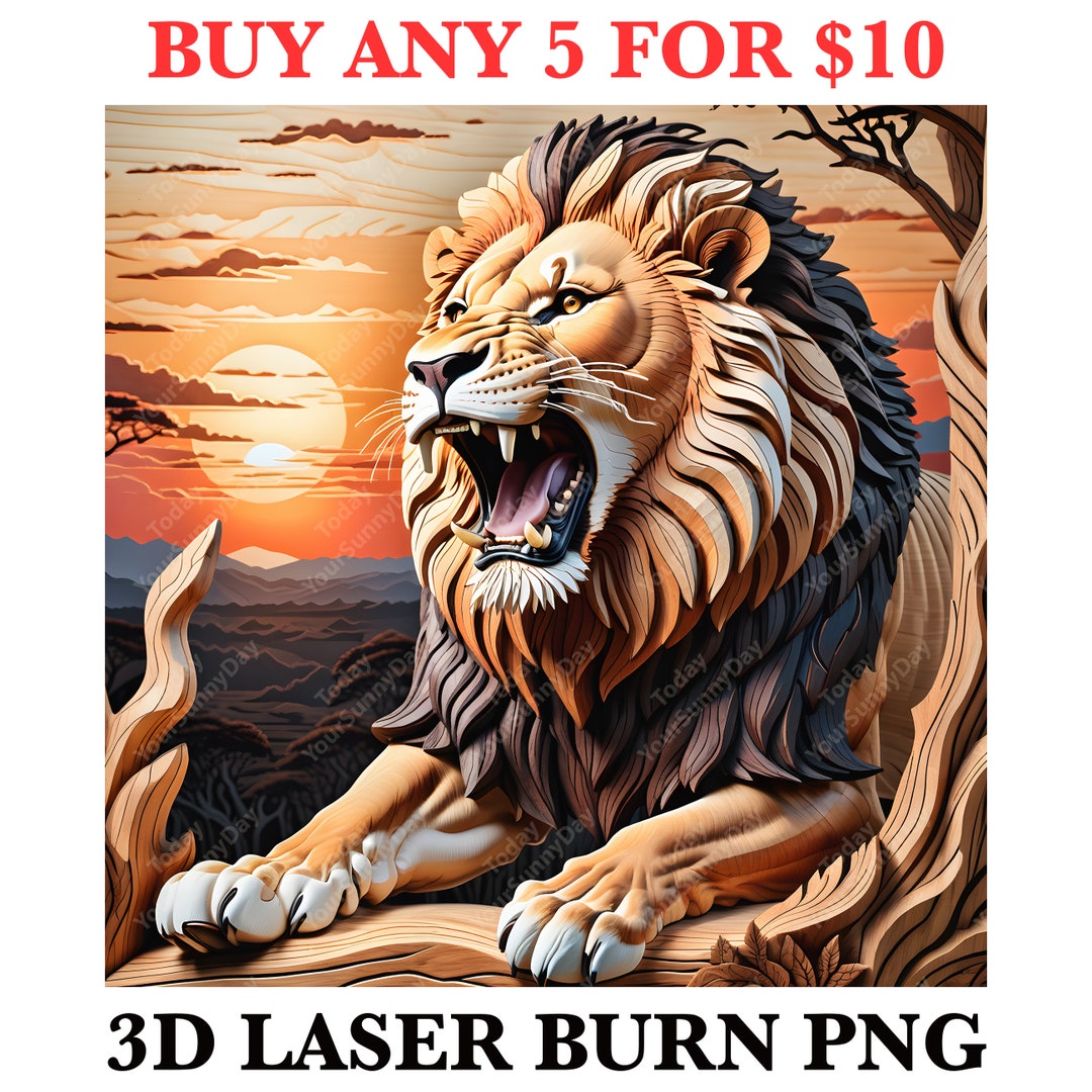 Laser Engrave Burn PNG Files 3D Illusion Image Ready Design - Etsy