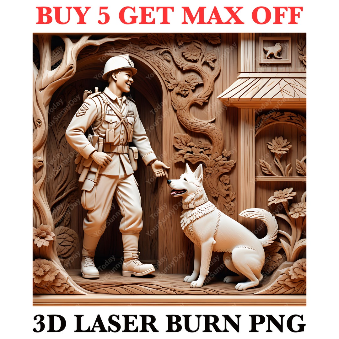 Laser Burn PNG Digital File 3D Illusion Design for Cut - Etsy Canada