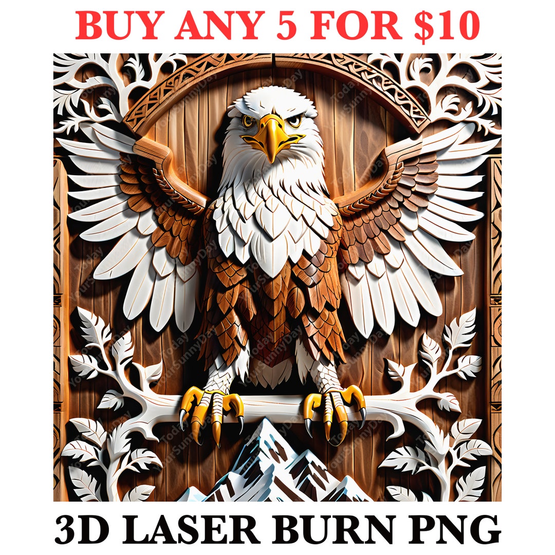 Laser Engrave Burn PNG Files 3D Illusion Image Ready Design - Etsy