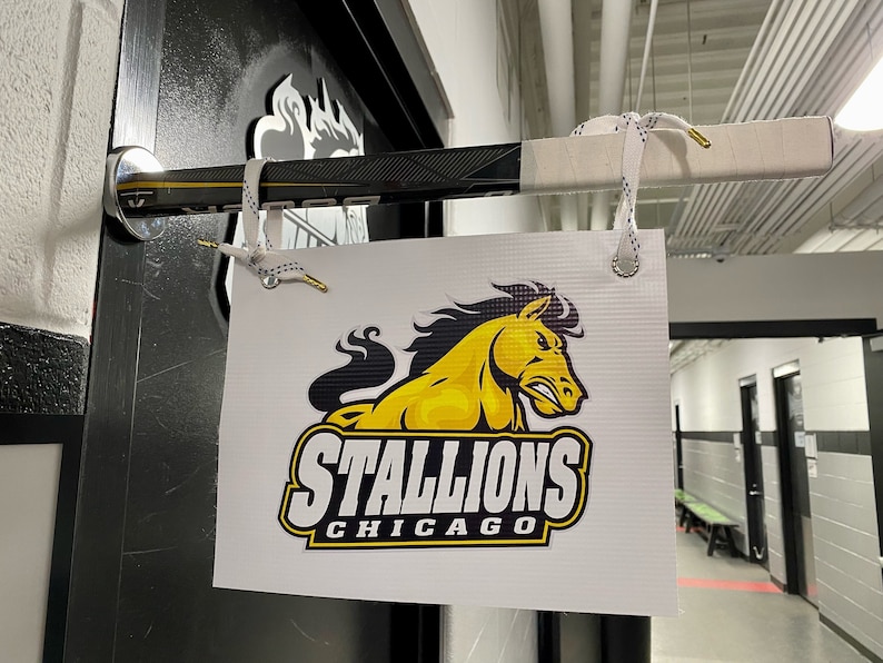 Magnetic Hockey Stick Banner for Locker Rooms - Etsy