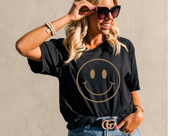 Smiley Face Dtf - Etsy