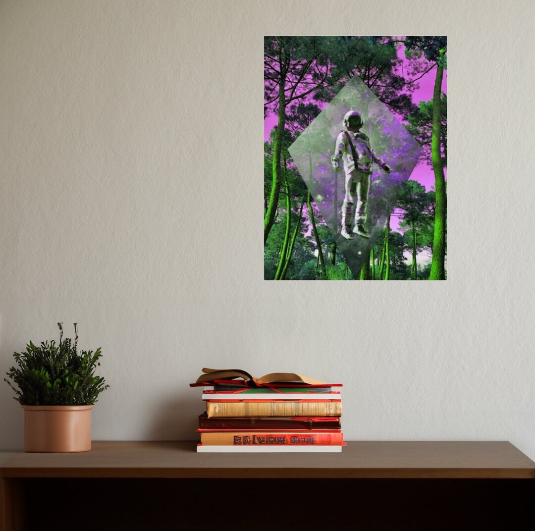 Space Cadet, Astronaut Matte Poster, Wall Decor, High Quality Print - Etsy
