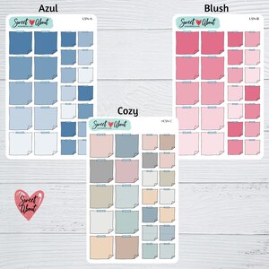 Sticky Note Stickers for Planners or Journals - Large and Small Sticky ...