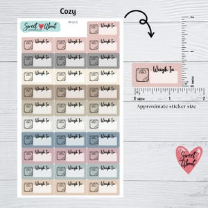 Colorful Weigh in Stickers - Colorful Scale Stickers - Large Weigh in ...