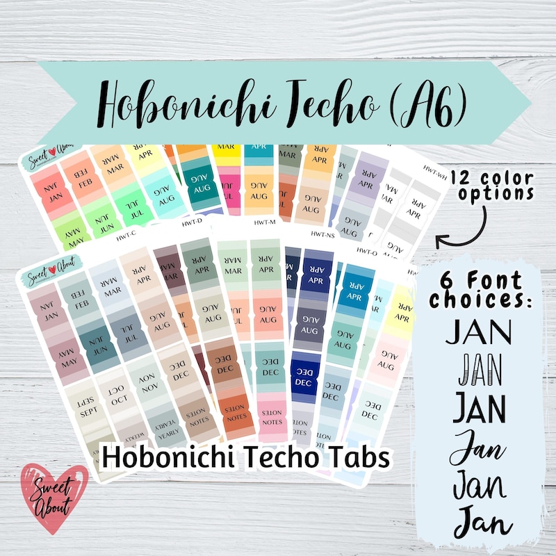 Journal A6 Stickers - Etsy