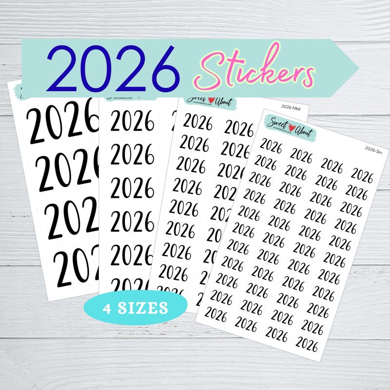 February 2026 Stickers - Etsy Canada
