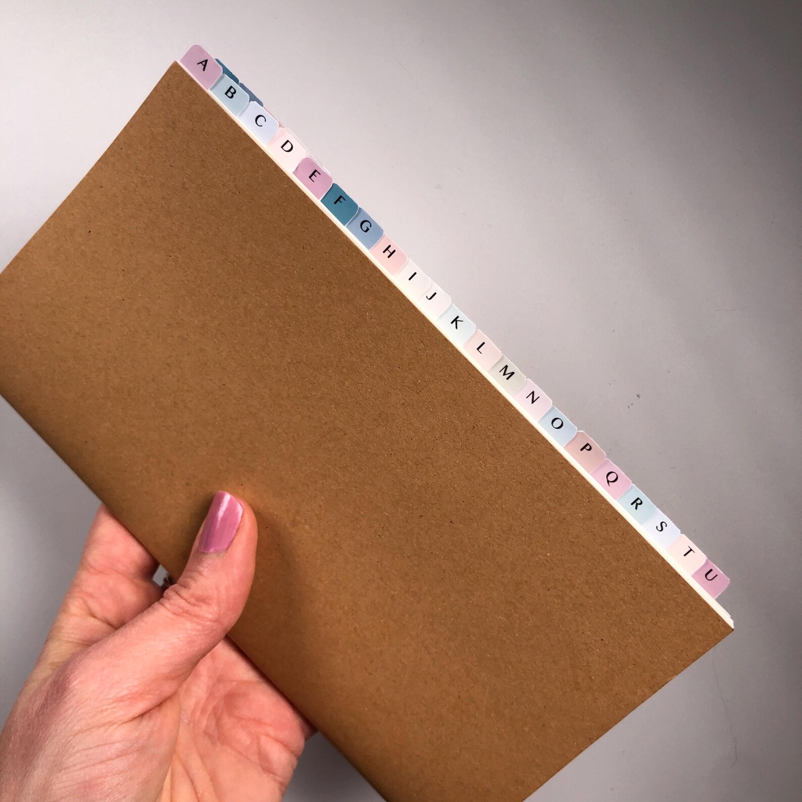 ABC Tabs - Alphabet Tabs - Planner or Journal Tabs - Planner or Journal ...