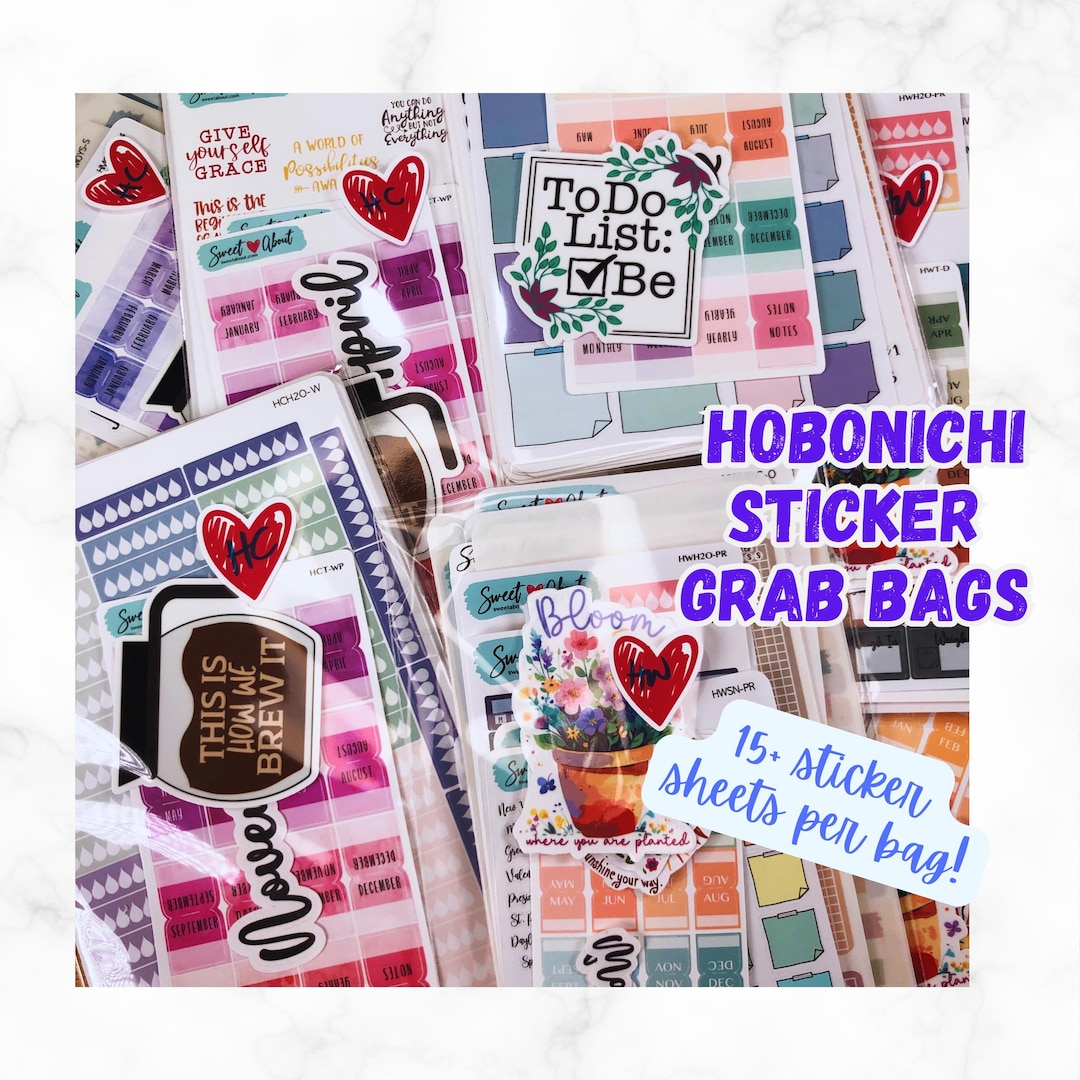 Hobonichi Grab Bag Stickers - Hobonichi Oops Stickers - Hobonichi ...