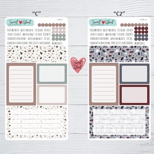 Hobonichi Techo Dashboard Sticker Kit - A6 Planner Dashboard Stickers ...