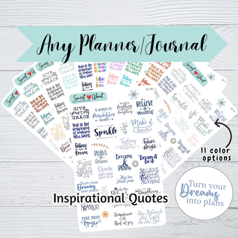 Quote Stickers - Etsy