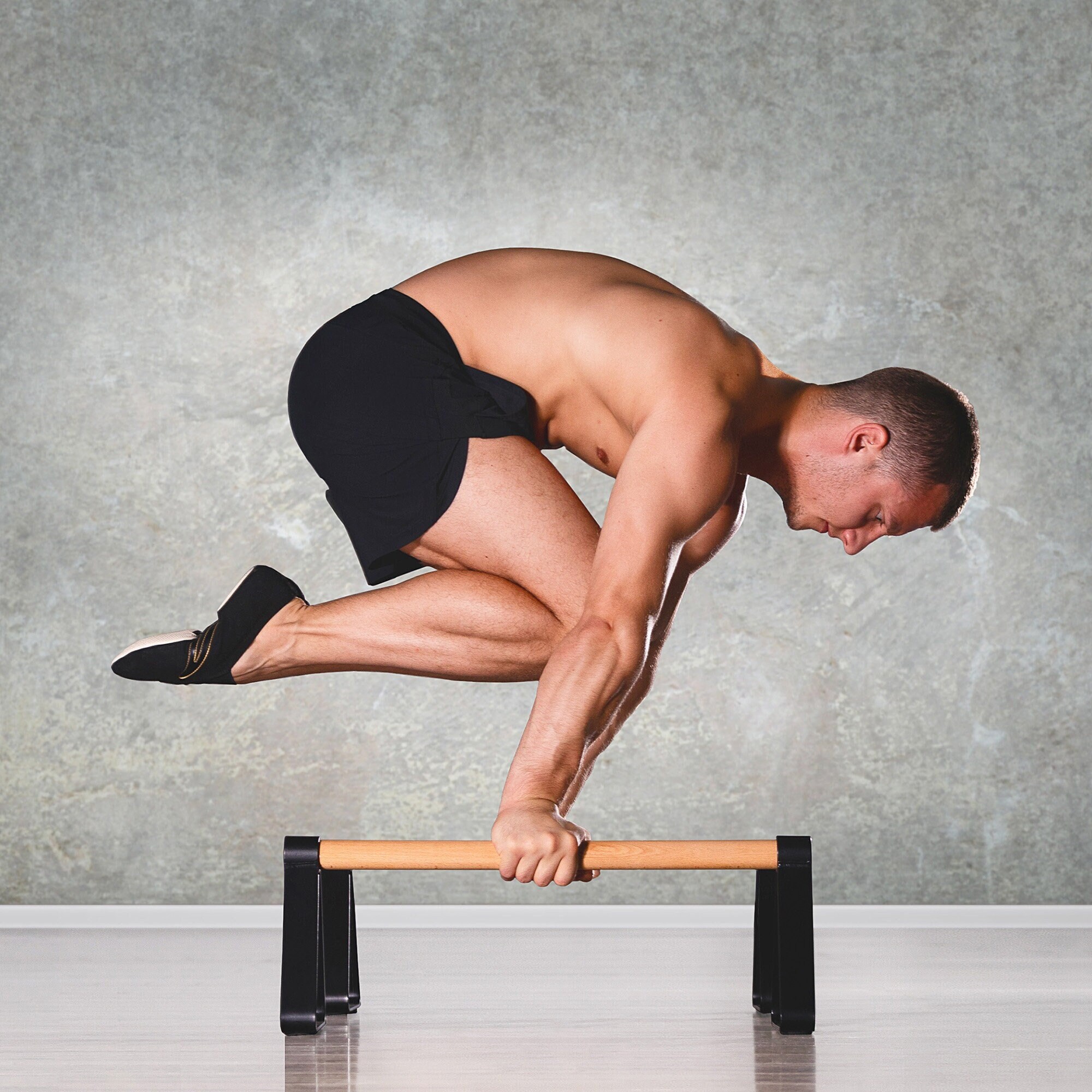 Parallettes, Push-up Bars, Dip Station. Heavy Duty, Hold up to 300 Lbs ...