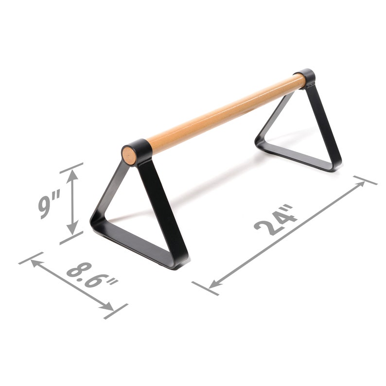 Parallettes, Push-up Bars, Dip Station. Heavy Duty, Hold up to 300 Lbs ...